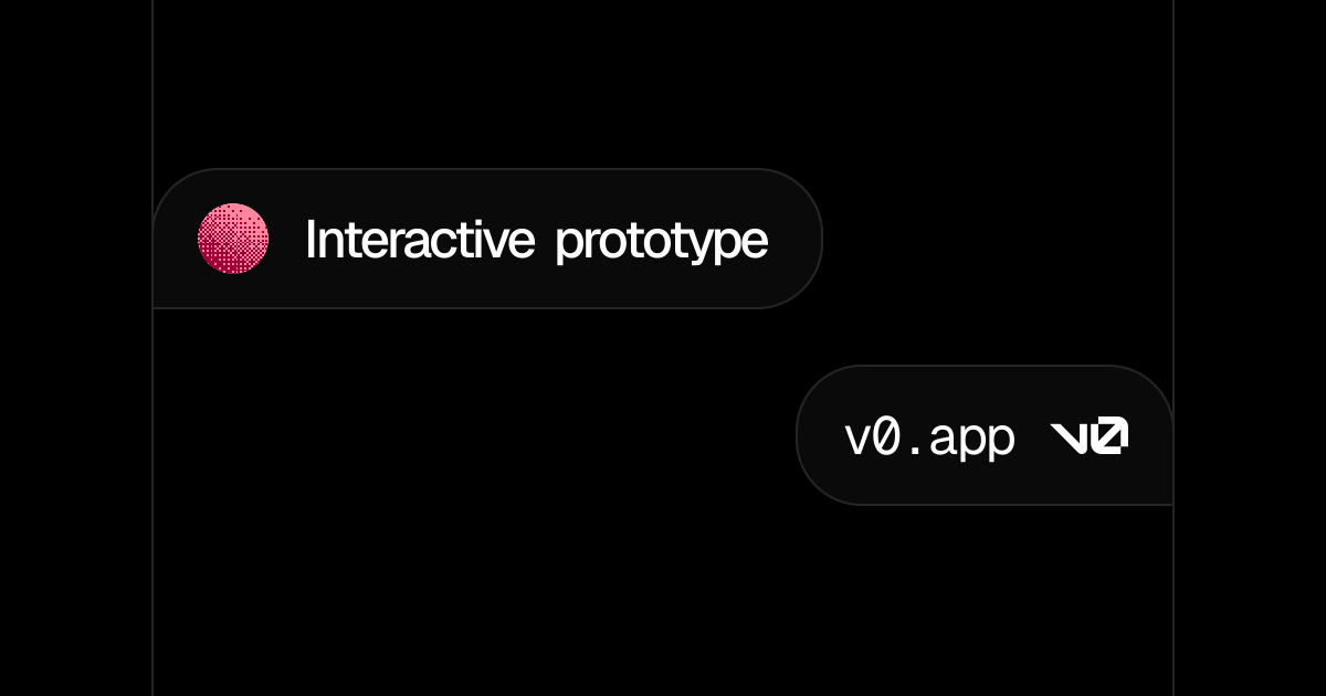 Interactive prototype - v0 by Vercel