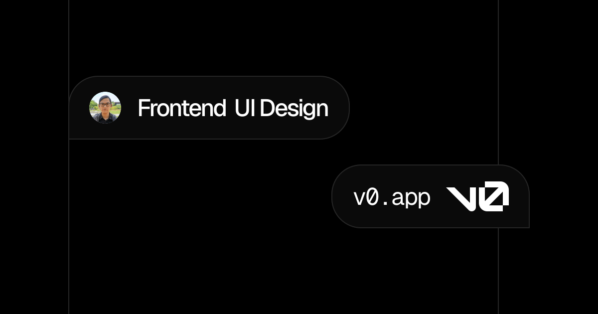 Frontend UI Design - v0 by Vercel