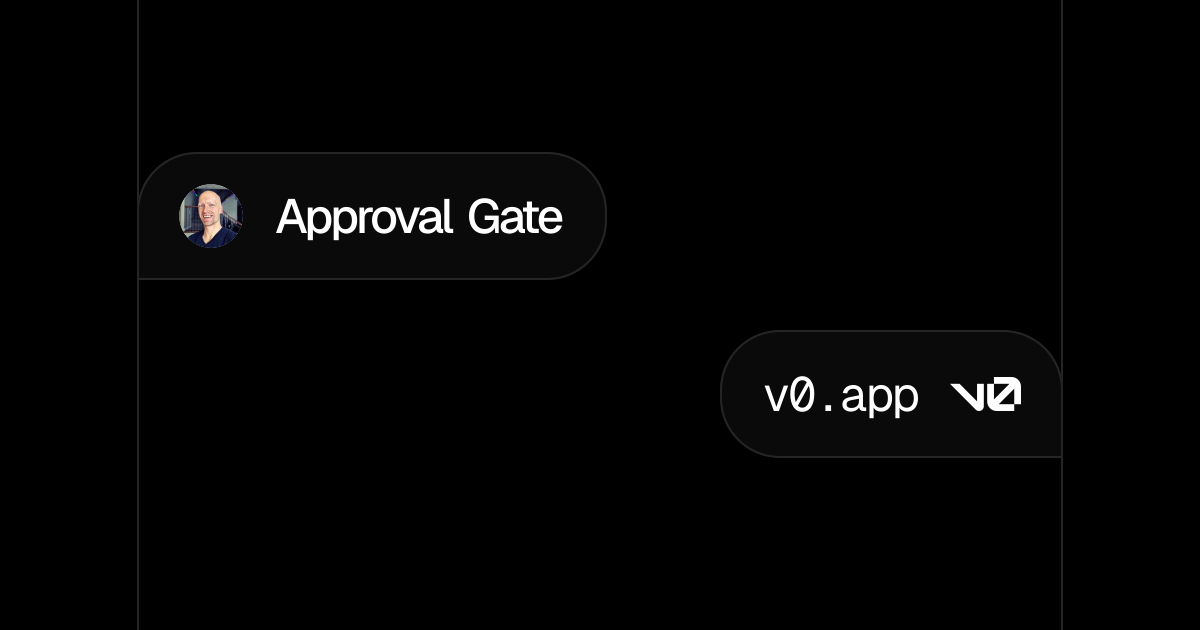 Approval Gate - v0 by Vercel