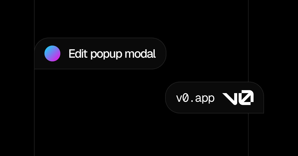 Edit popup modal - v0 by Vercel