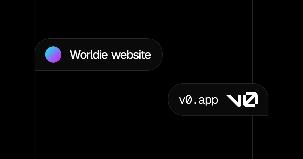 Worldie website - v0 by Vercel