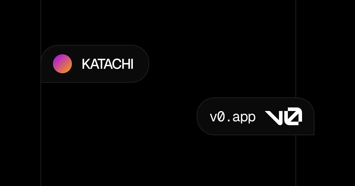 KATACHI - v0 by Vercel