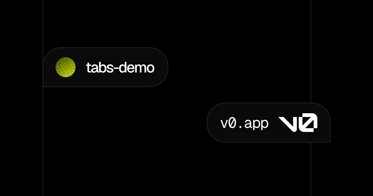 tabs-demo - v0 by Vercel