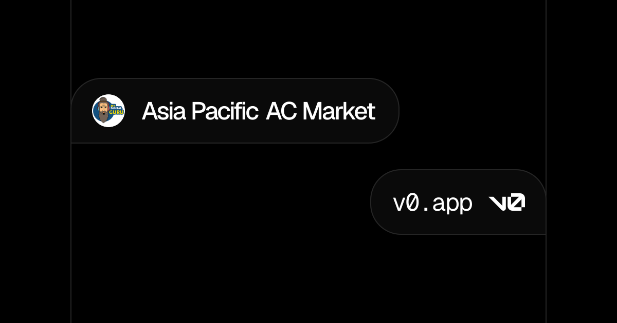 Asia Pacific AC Market - v0 by Vercel