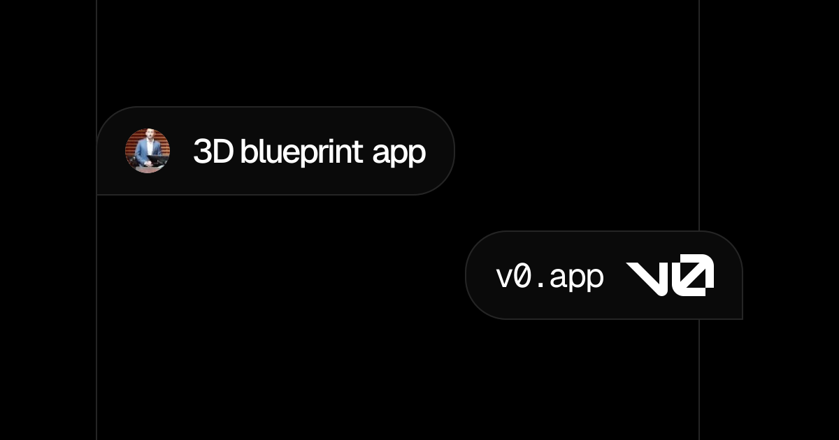 3D blueprint app - v0 by Vercel
