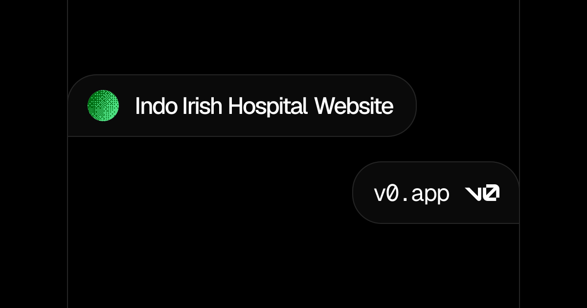 Indo Irish Hospital Website - v0 by Vercel