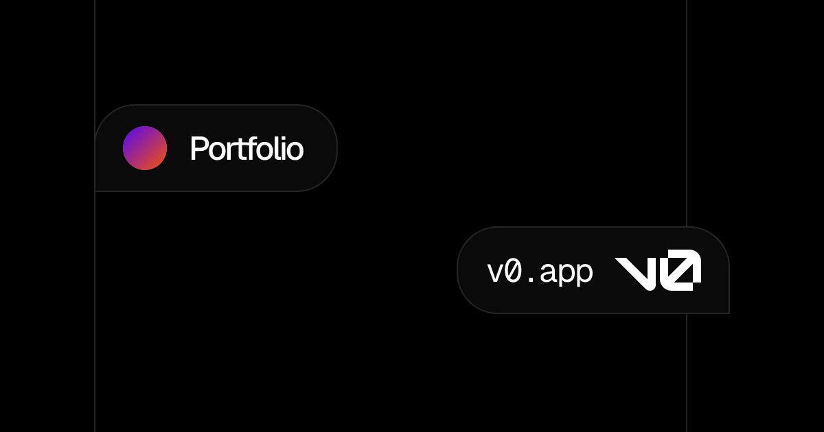 Portfolio - v0 by Vercel