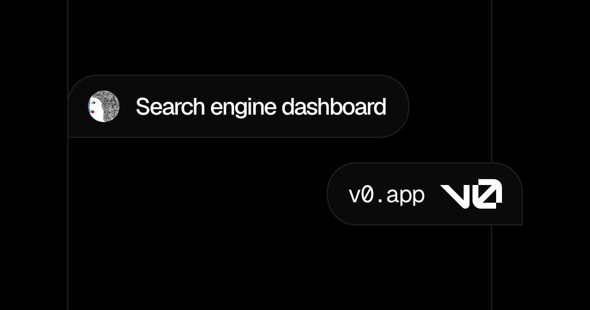 Search engine dashboard - v0 by Vercel