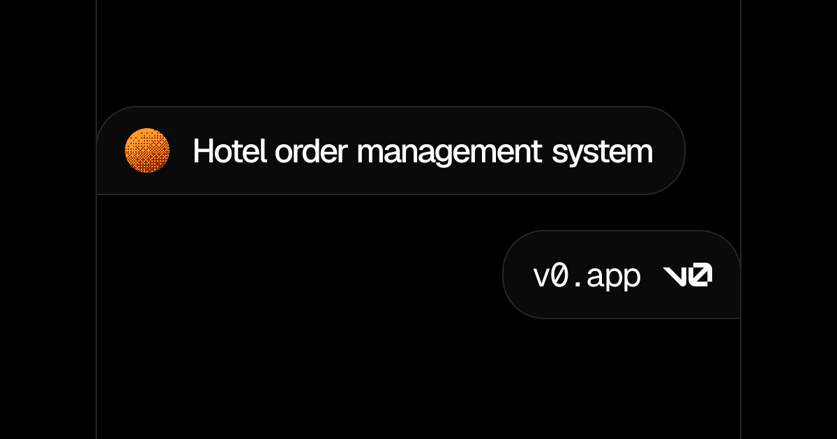 Hotel order management system - v0 by Vercel