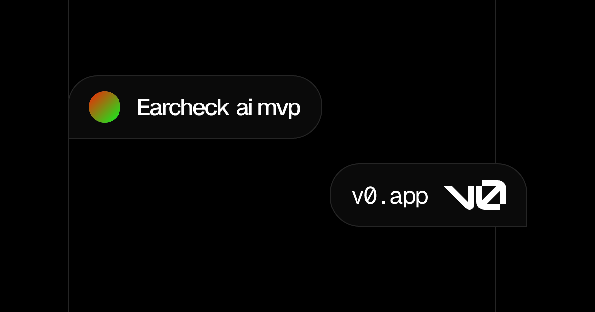 Earcheck ai mvp - v0 by Vercel
