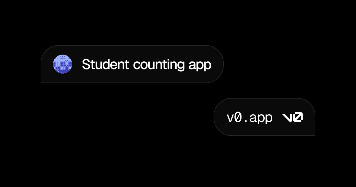 Student counting app - v0 by Vercel