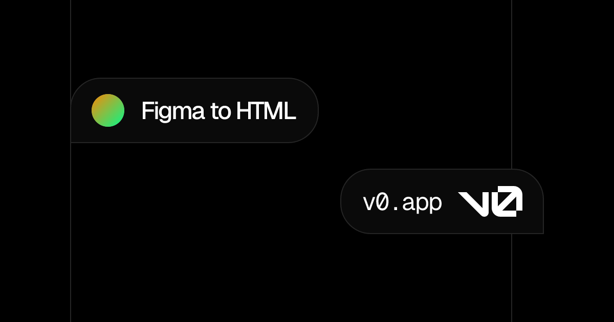 Figma to HTML - v0 by Vercel