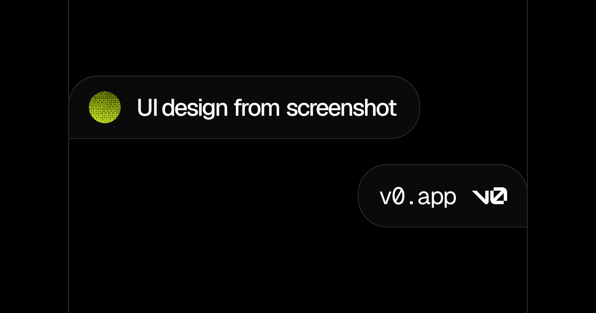 UI design from screenshot - v0 by Vercel