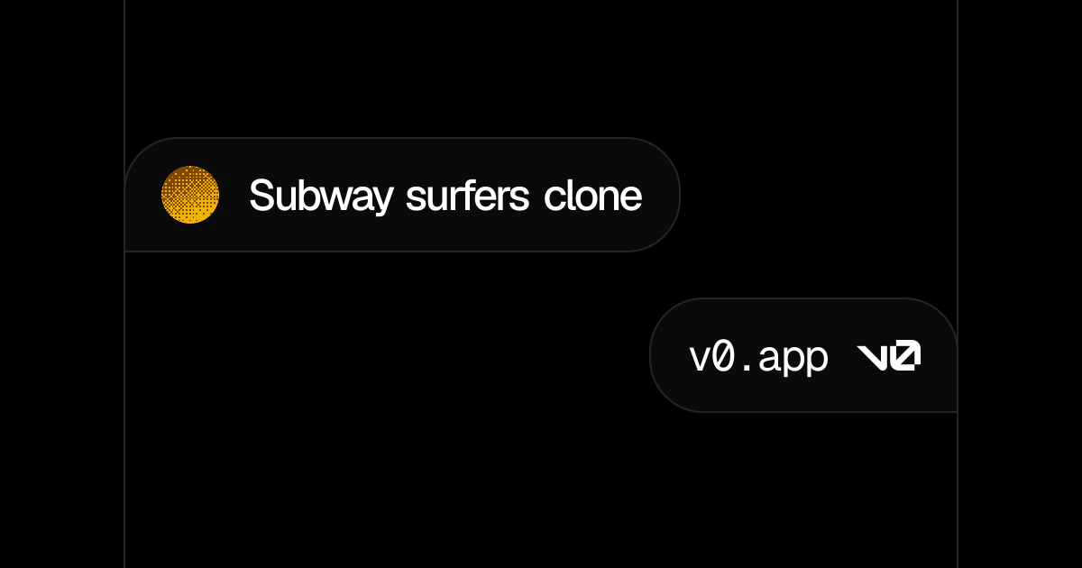 Subway surfers clone - v0 by Vercel