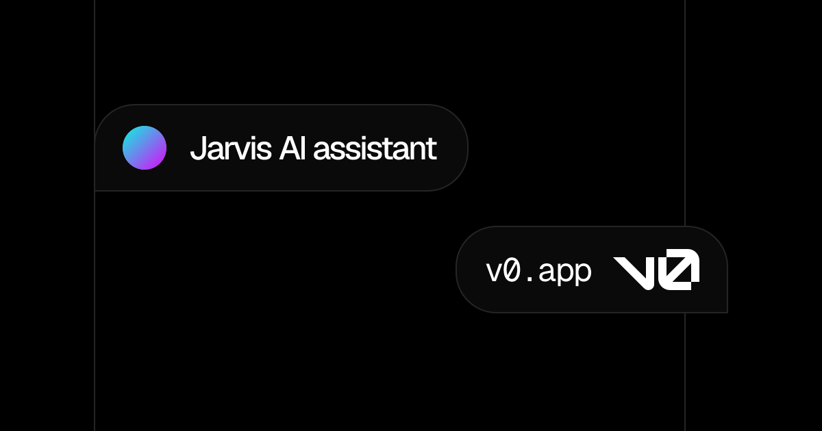 Jarvis AI assistant - v0 by Vercel