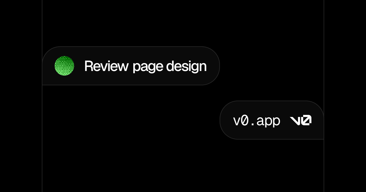 Review page design - v0 by Vercel