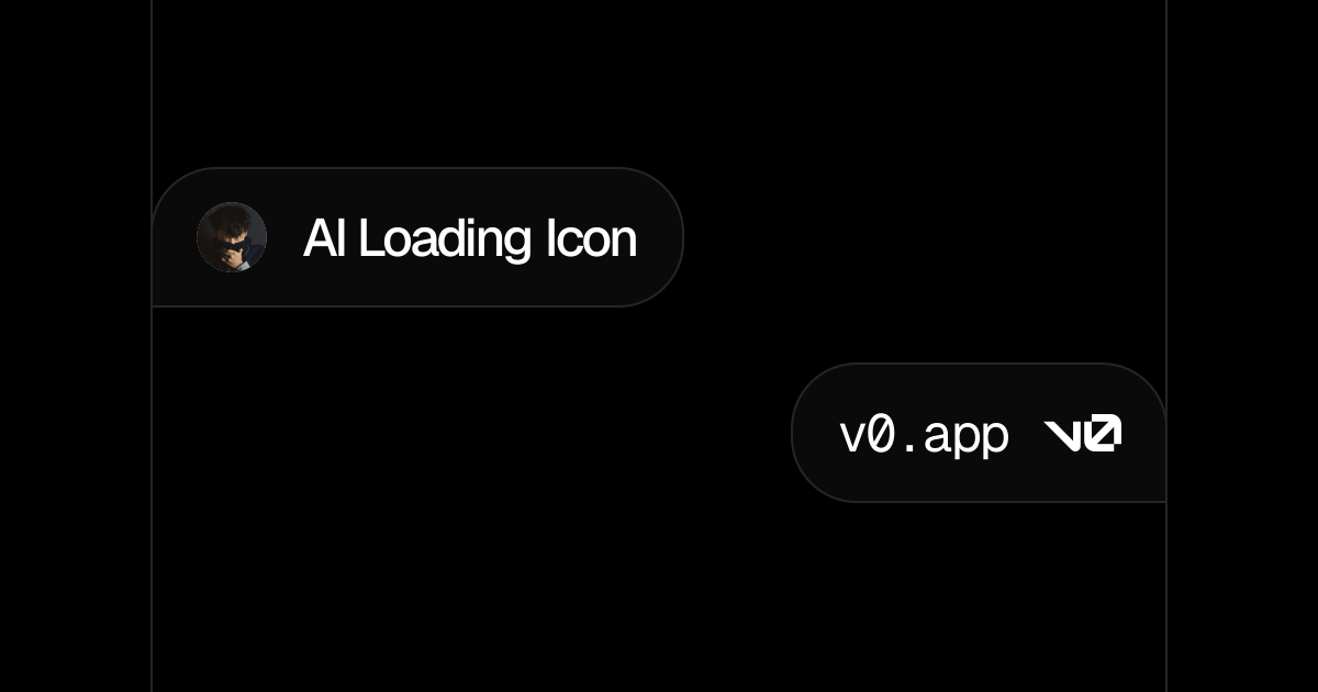 AI Loading Icon - v0 by Vercel