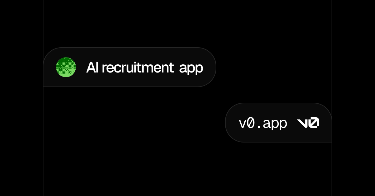 AI recruitment app - v0 by Vercel