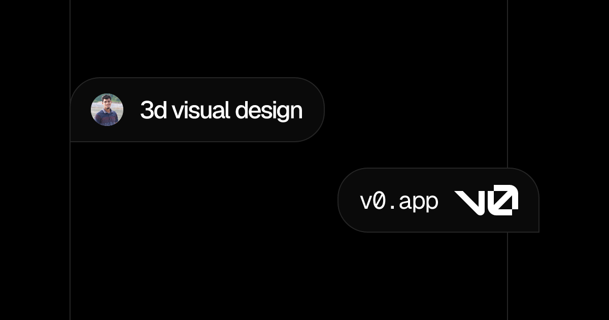 3d visual design - v0 by Vercel