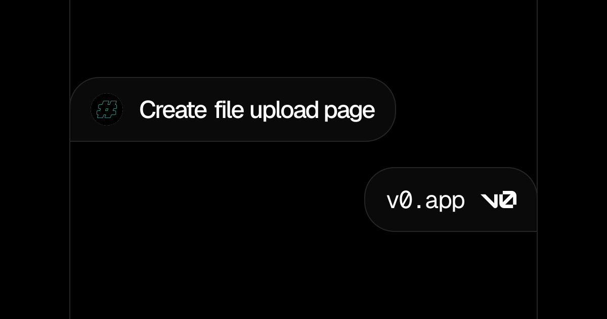Create file upload page - v0 by Vercel