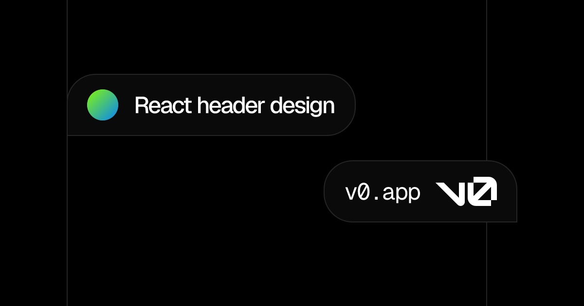 React header design - v0 by Vercel