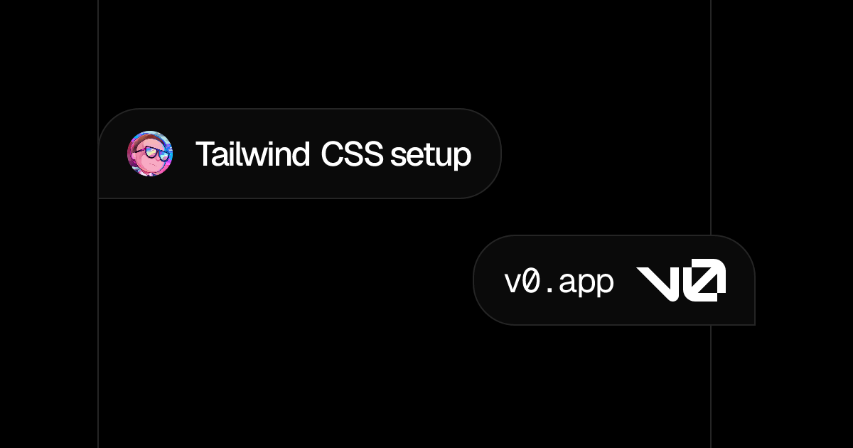 Tailwind CSS setup - v0 by Vercel