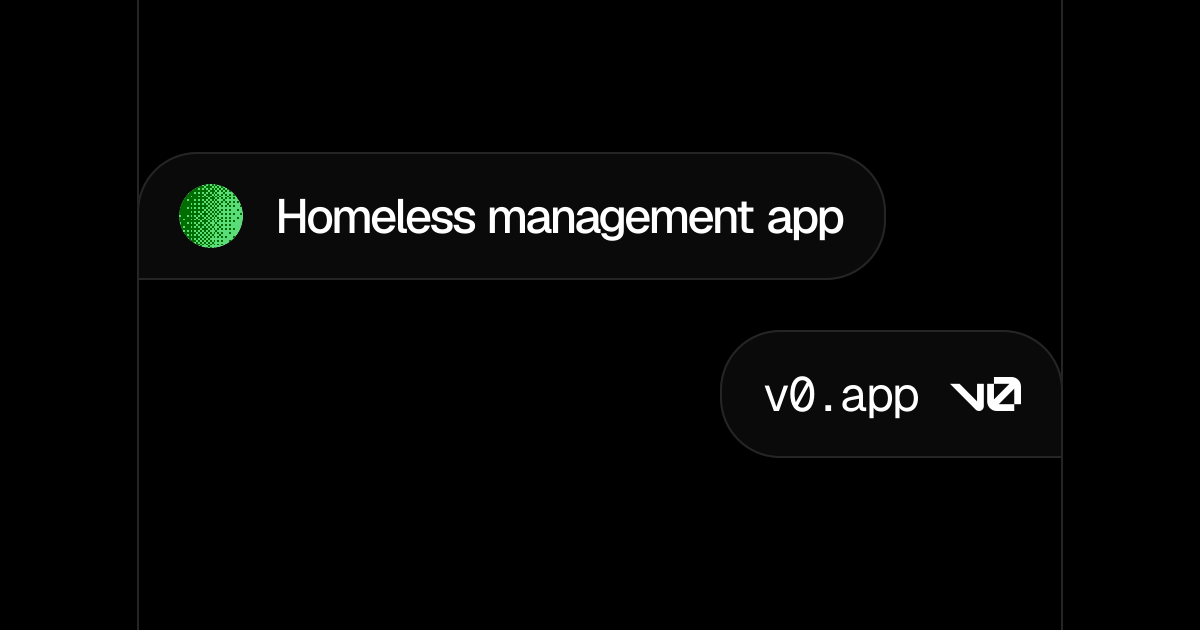 Homeless management app - v0 by Vercel