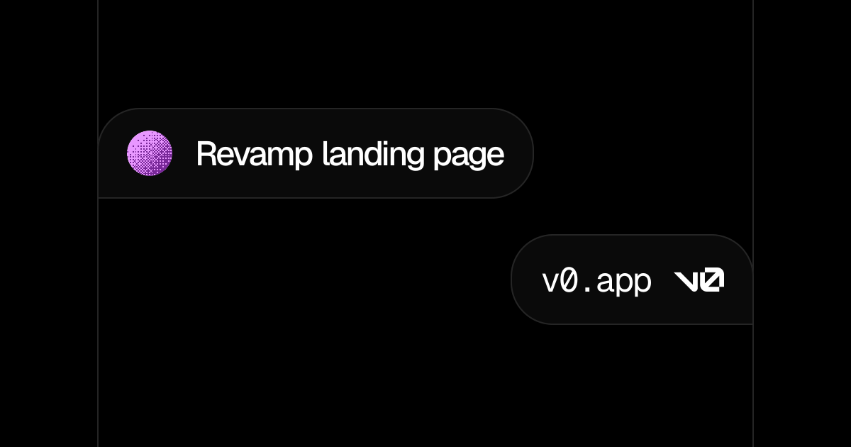 Revamp landing page - v0 by Vercel