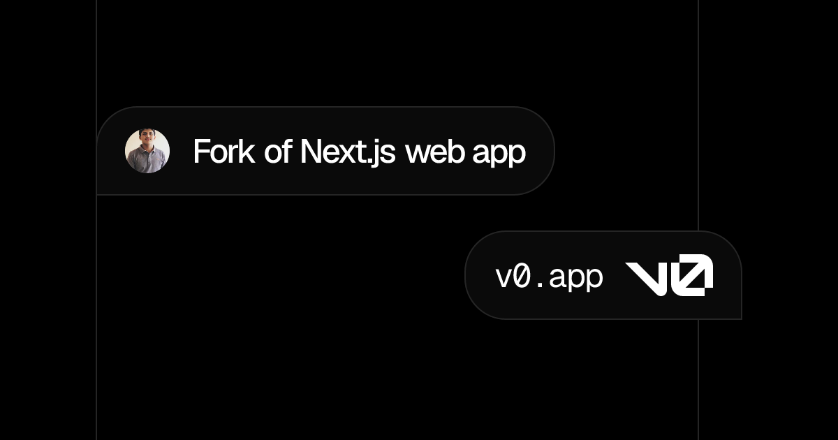 Fork of Next.js web app - v0 by Vercel