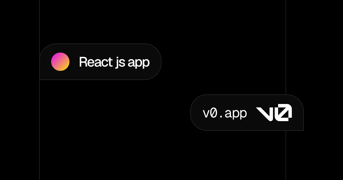 React js app - v0 by Vercel