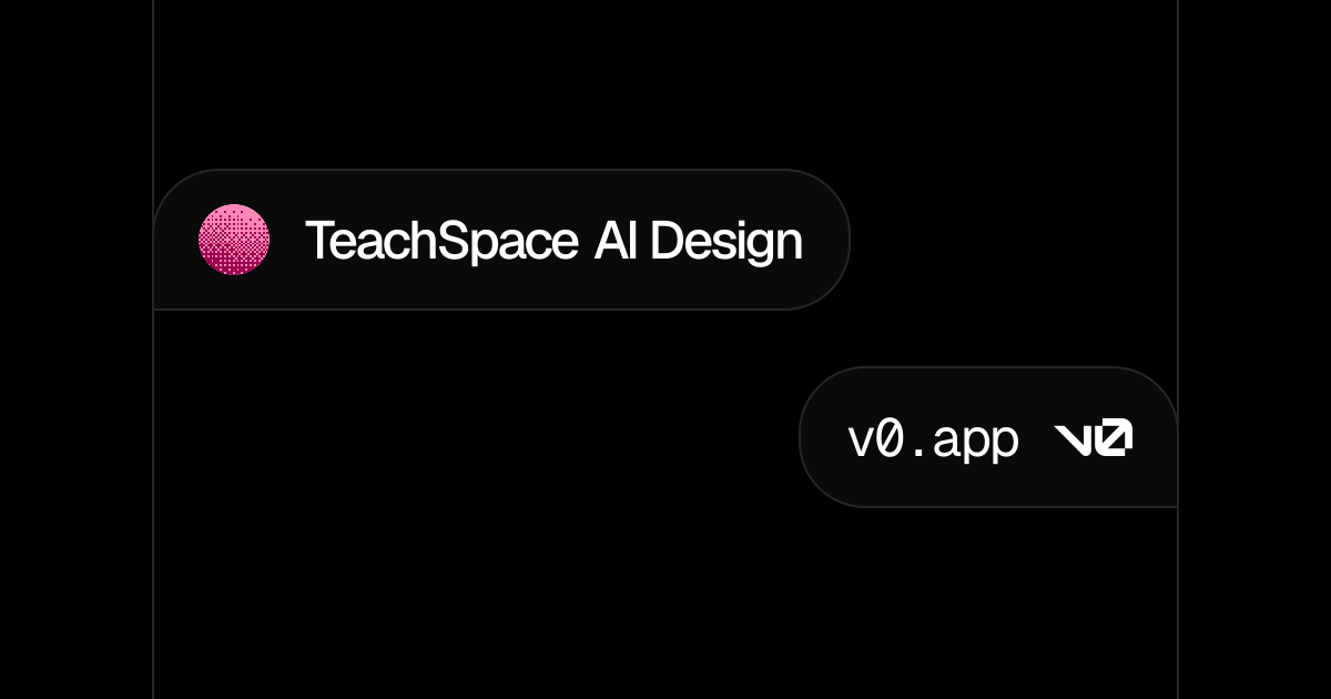 TeachSpace AI Design - v0 by Vercel