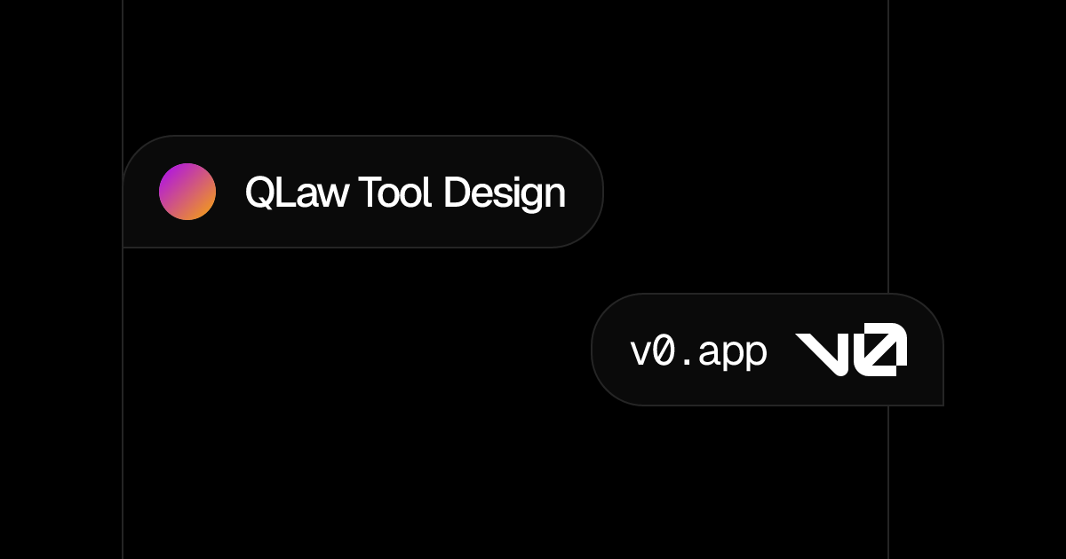 QLaw Tool Design - v0 by Vercel