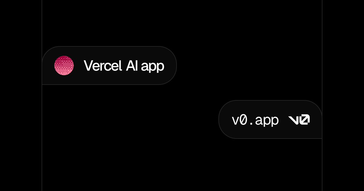 Vercel AI app - v0 by Vercel