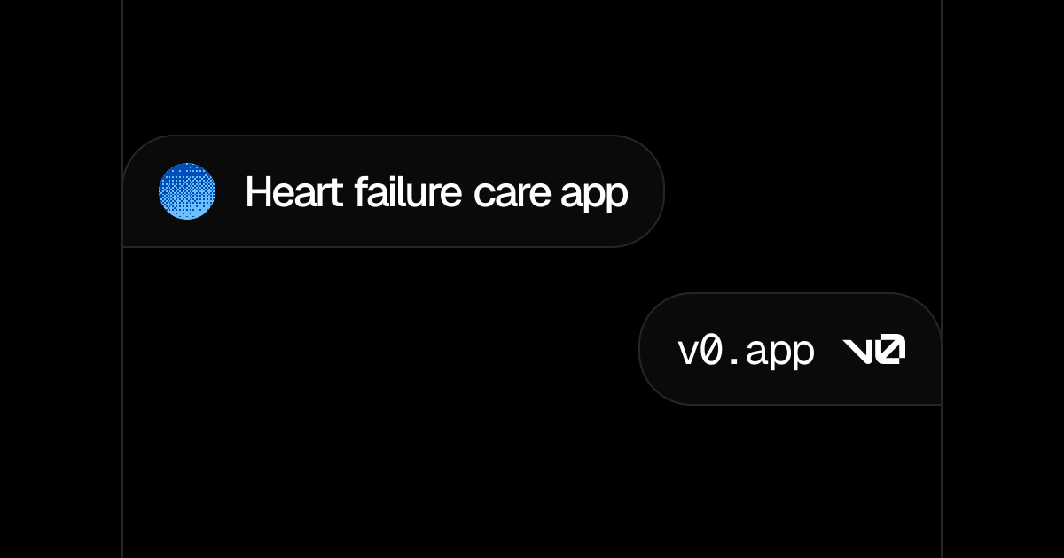 Heart failure care app - v0 by Vercel