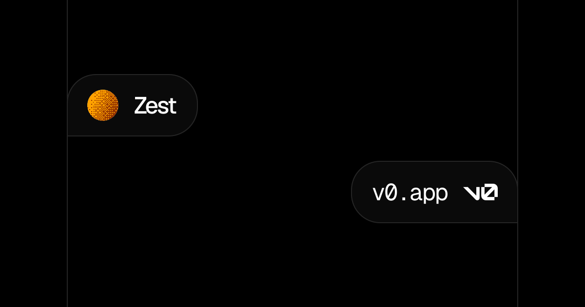 Zest - v0 by Vercel