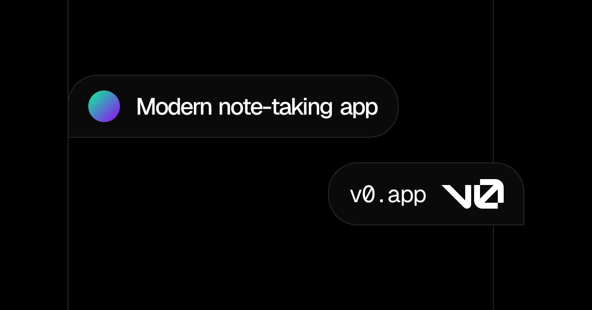 Modern note-taking app - v0 by Vercel
