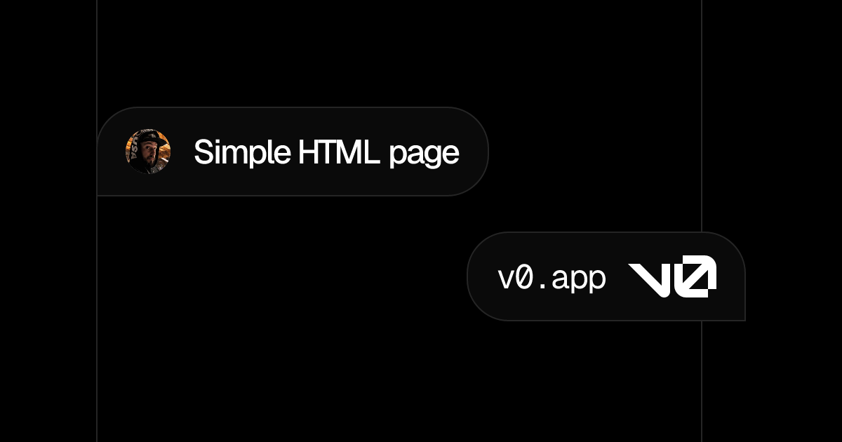 Simple HTML page - v0 by Vercel