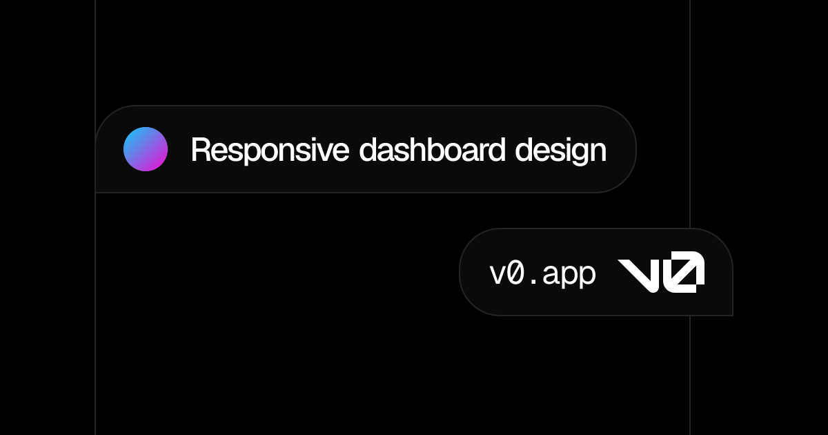 Responsive dashboard design - v0 by Vercel