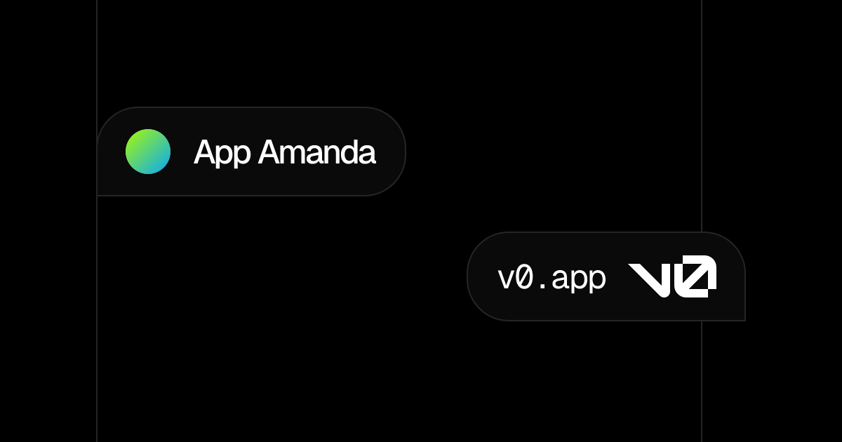 App Amanda - v0 by Vercel
