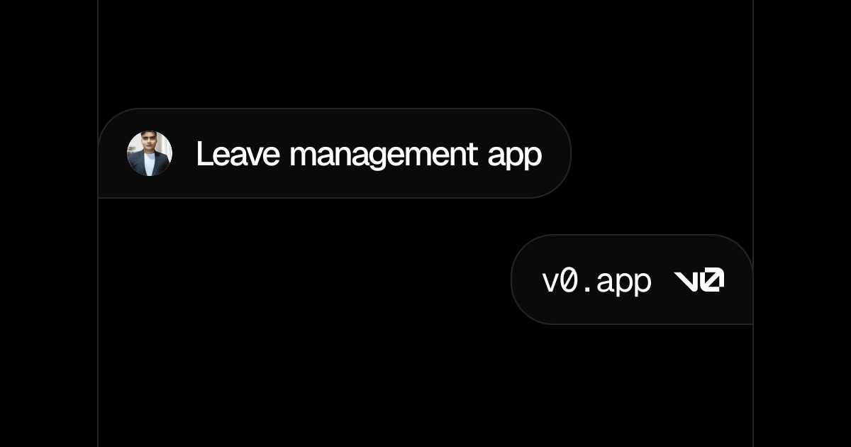 Leave management app - v0 by Vercel