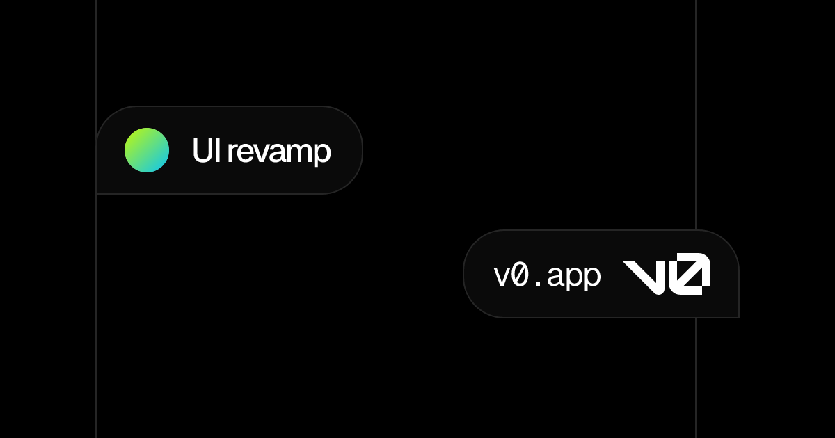 UI revamp - v0 by Vercel
