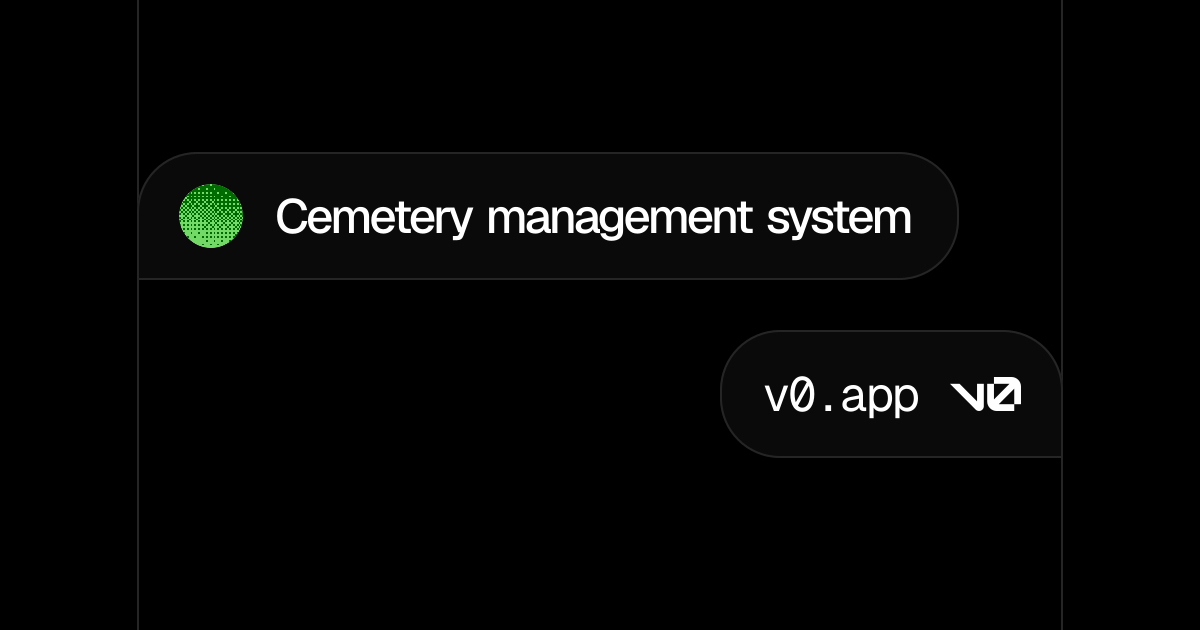 Cemetery management system - v0 by Vercel