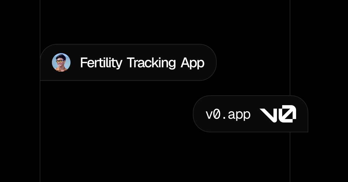 Fertility Tracking App - v0 by Vercel