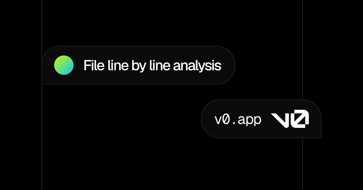 File line by line analysis - v0 by Vercel