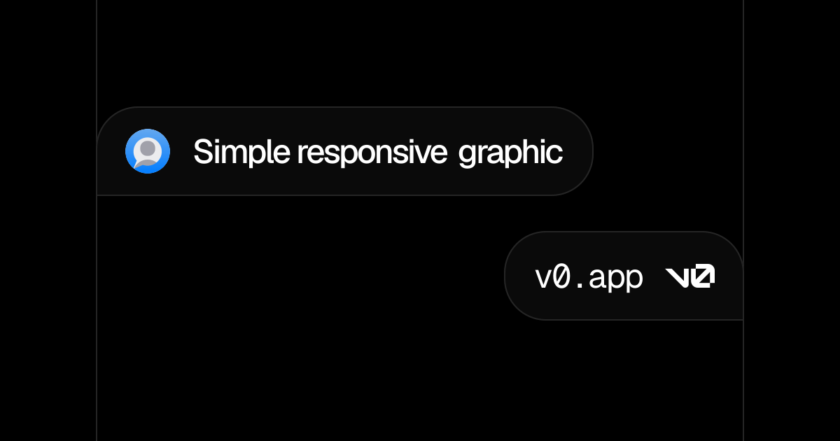 Simple responsive graphic - v0 by Vercel