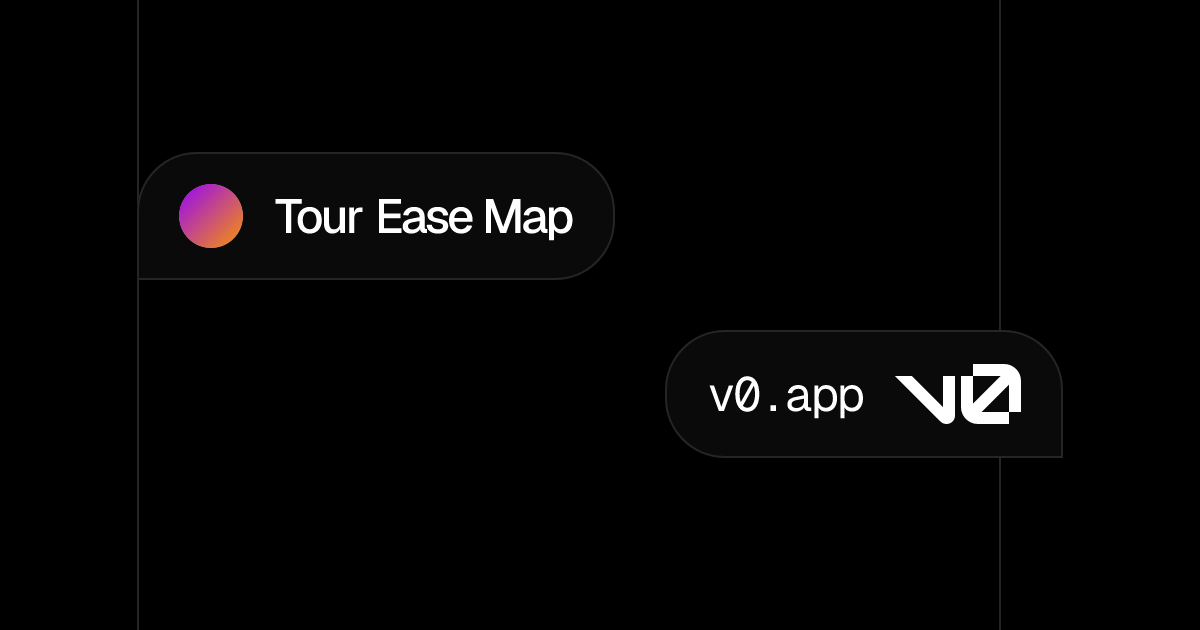 Tour Ease Map - v0 by Vercel