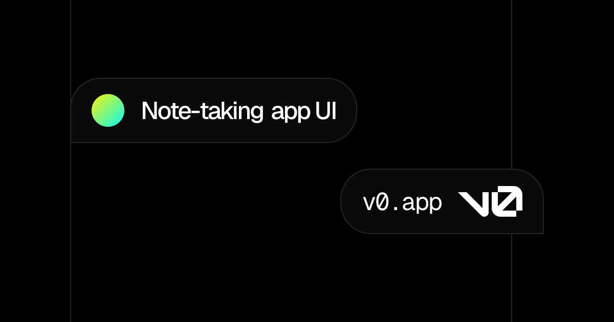 Note-taking app UI - v0 by Vercel