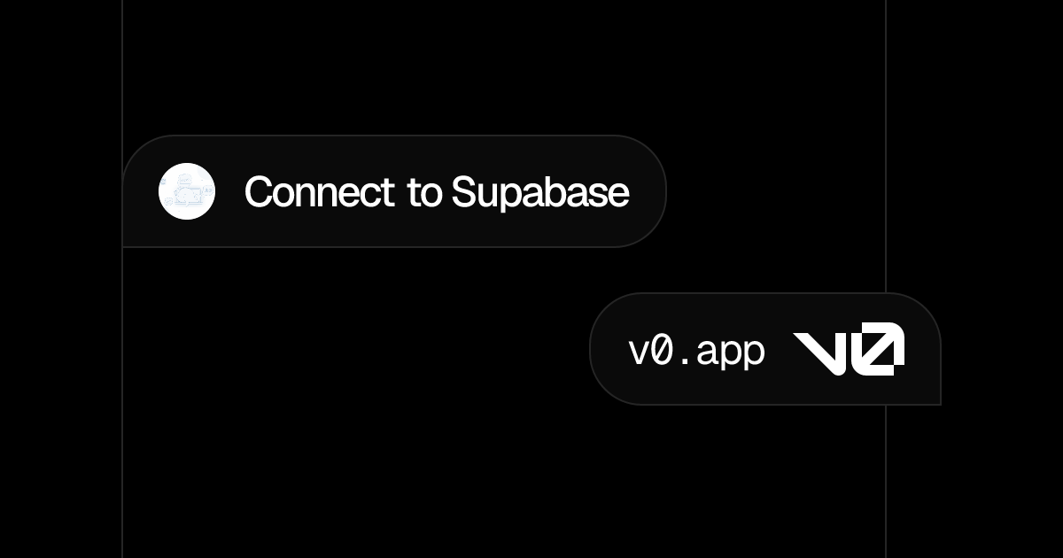 Connect to Supabase - v0 by Vercel