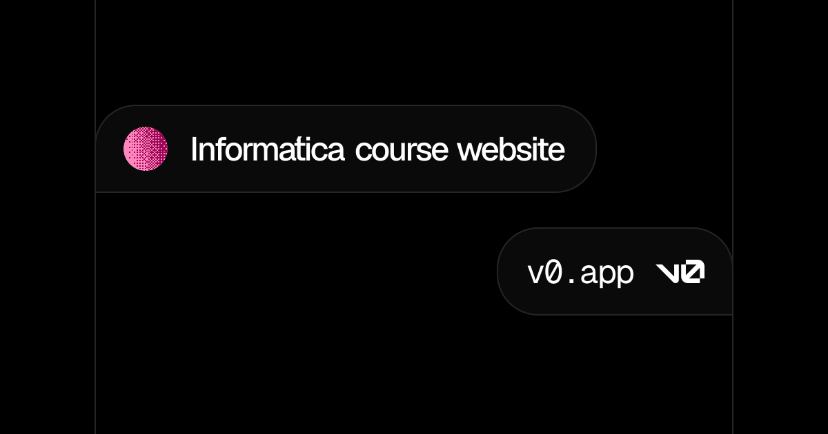 Informática course website - v0 by Vercel