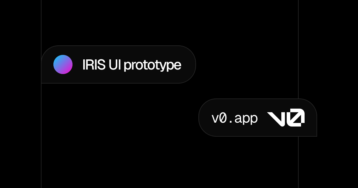 IRIS UI prototype - v0 by Vercel